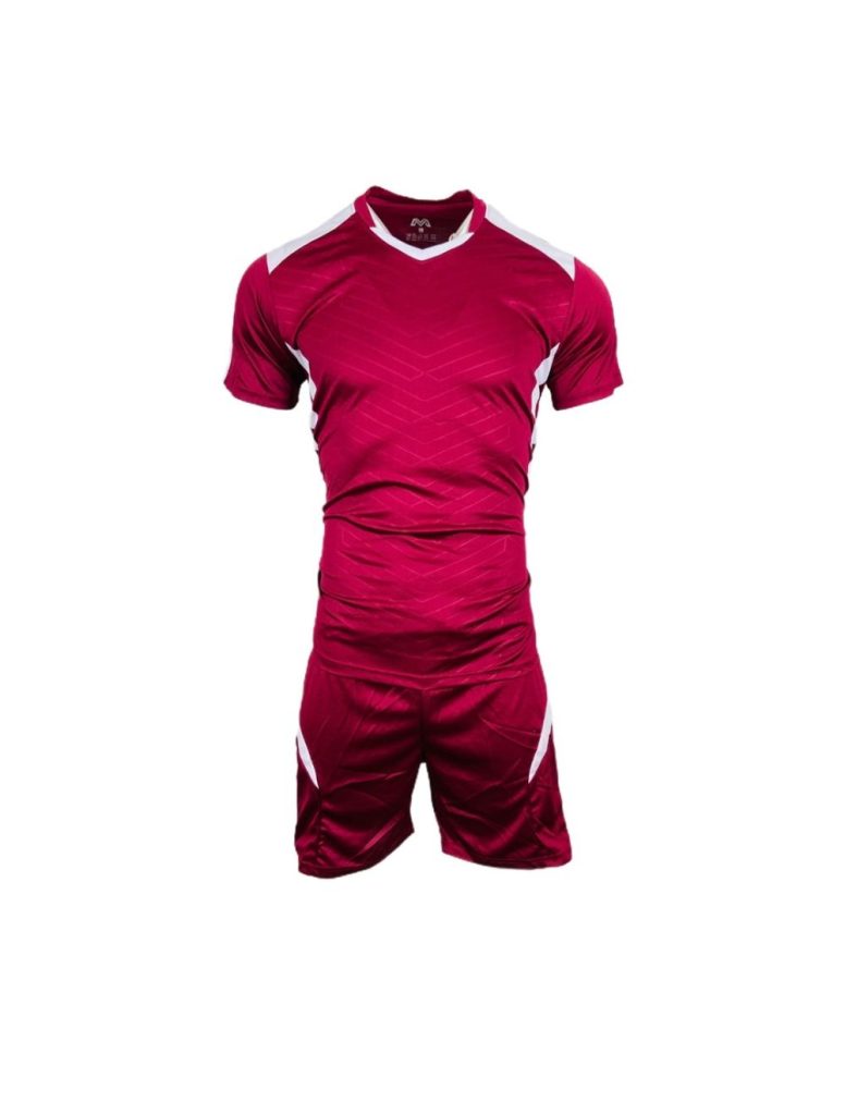 Chile Squad 15 Full Soccer Kit Senior – Maroon & White | Arons Sports